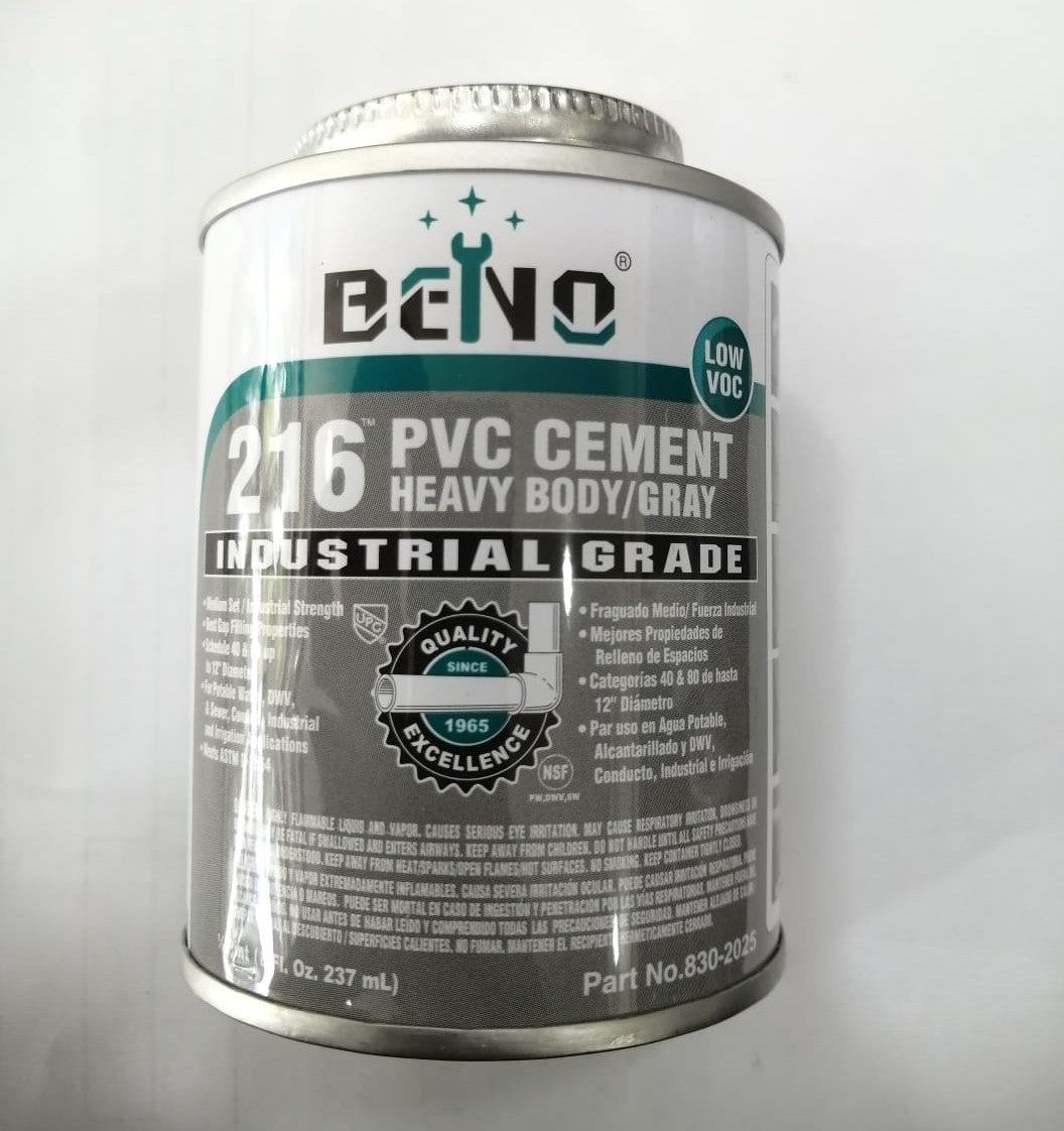 CEMENTO PVC 8 OZ AZUL – Refrinverter